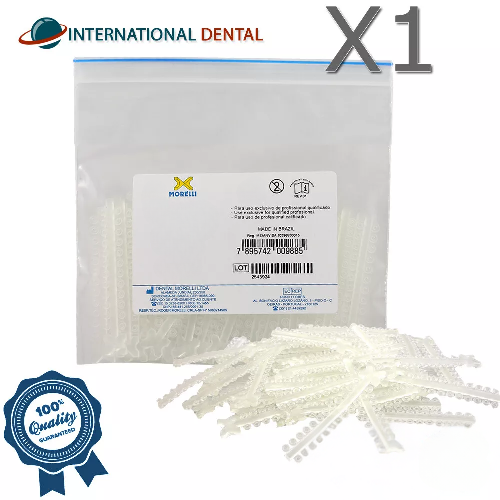 Orthodontic Dental Morelli Ligature Ties Elastic Bands Brackets Crystal ...