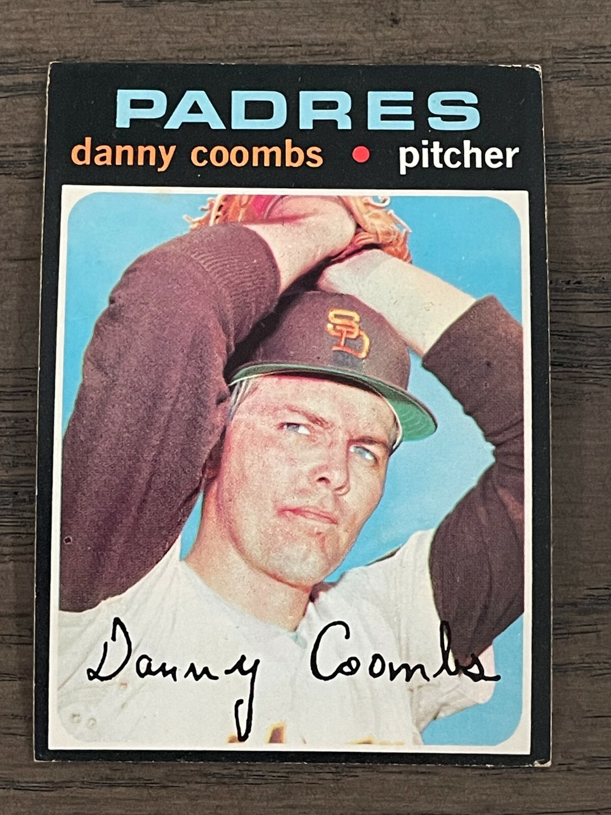 1971 Topps Danny Coombs #126 San Diego Padres (A) | eBay