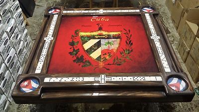 Cuban Shield Domino Table by Domino Tables by Art with your Family Name ...