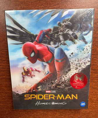 Spider-Man Homecoming 3D+Blu-ray Steelbook Kimchi KE #58B Lenticular ...