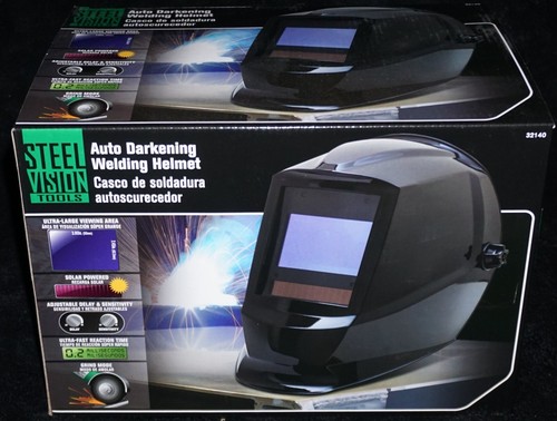 Steel Vision Tools Welding Helmet Auto-Darkening True Color Large View ...
