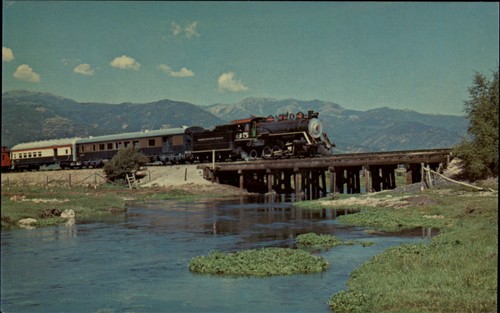 Heber Creeper ~ Spring Creek Bridge ~ Heber City Utah ~ Baldwin train ...