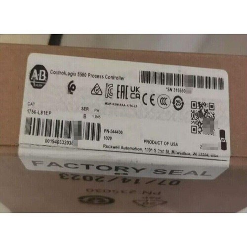 AB 1756-L81EP ControlLogix 5580 Process Controller 1756L81EP NEW US ...