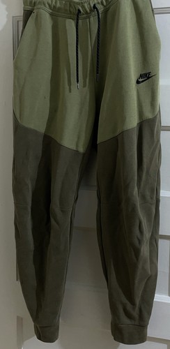 Nike Sportwear Tech Fleece Colorblock Jogger Olive Green CU4495-222 Men ...
