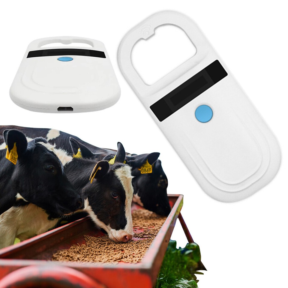 Pet Cat Dog Microchip Scanner 125KHZ 134.2KHz for ISO 11784/11785 FDX-B ...