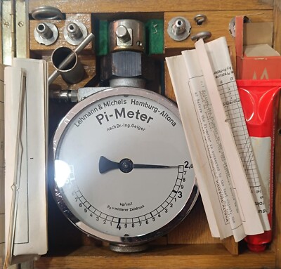 Lehmann & Michels PI-METER Medium Time Pressure Engine Indicator Set | eBay