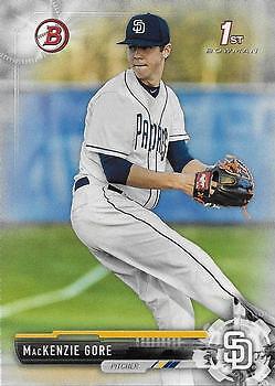 MacKenzie Gore 2017 Bowman Draft #BD-25 San Diego Padres | eBay