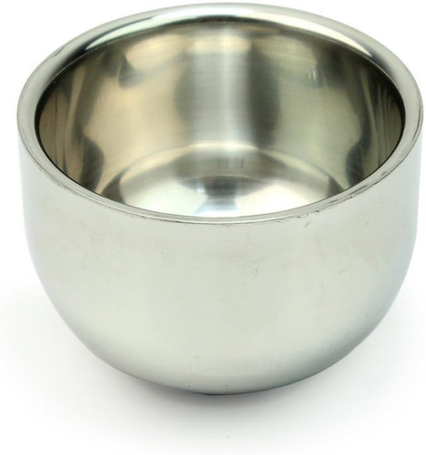 Mini Small Stainless Steel Shave Soap Cup Shaving Mug Bowl for Men ...