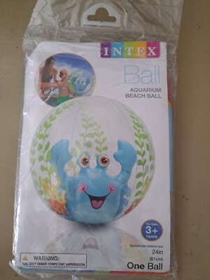 Brand New Intex 24" Aquarium Beach Ball Fish Ocean Vacation | eBay