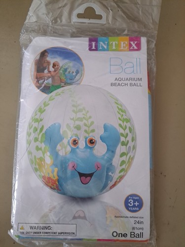 Brand New Intex 24" Aquarium Beach Ball Fish Ocean Vacation | eBay
