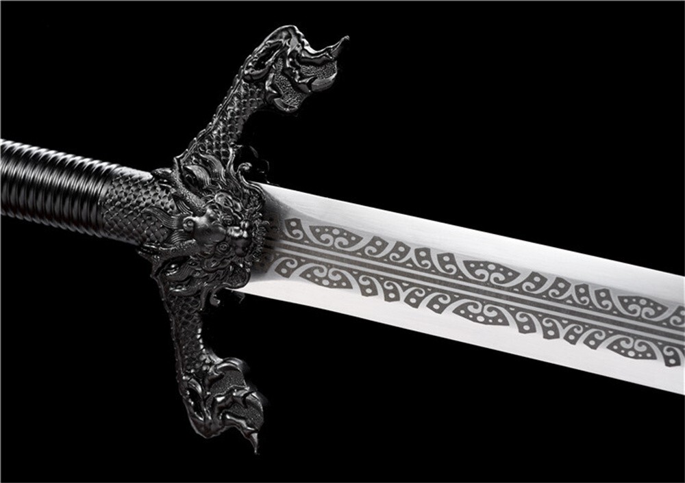Battle Sword Excalibur longsword Sharp High Manganese Steel Blade Full ...