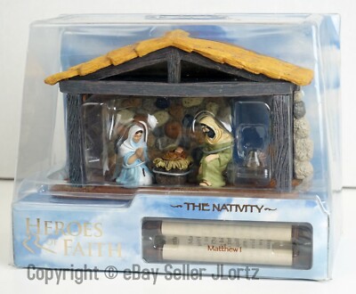 Heroes of Faith The Nativity - Christian Religious Figure Set NEW | eBay