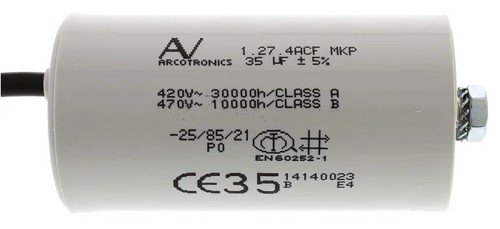 Kemet C27 METALLISED POLYPROPYLENE FILM CAPACITOR 470VAC 35μF ...