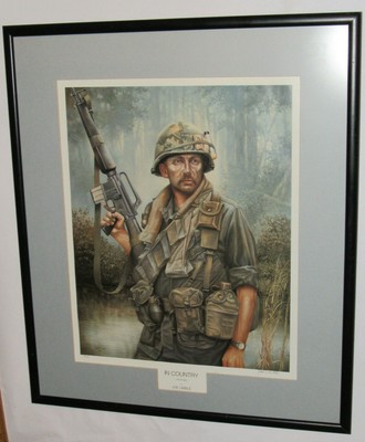 'IN COUNTRY' LIMITED EDITION SIGNED PRINT BY JOE UMBLE! VIETNAM WAR U.S ...