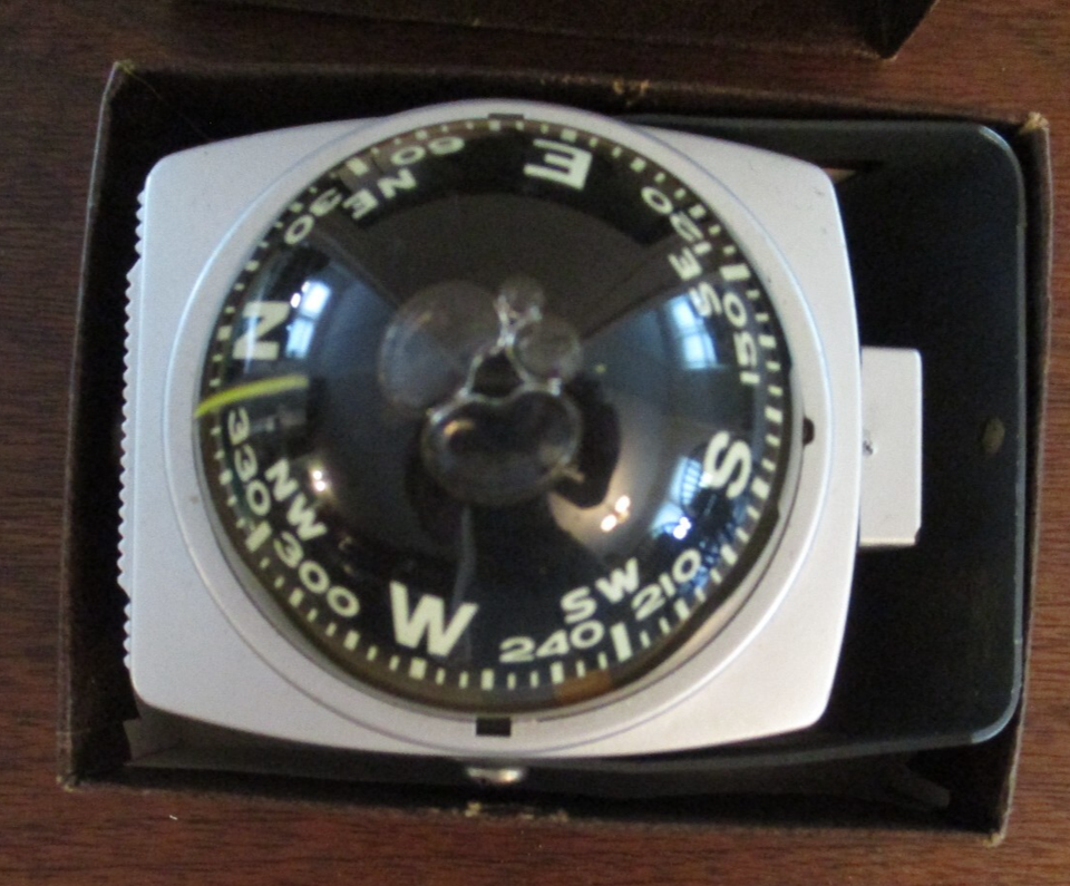 VINTAGE AIRGUIDE NOMAD #79 DELUXE AUTO COMPASS W/BOX & INSTRUCTIONS | eBay
