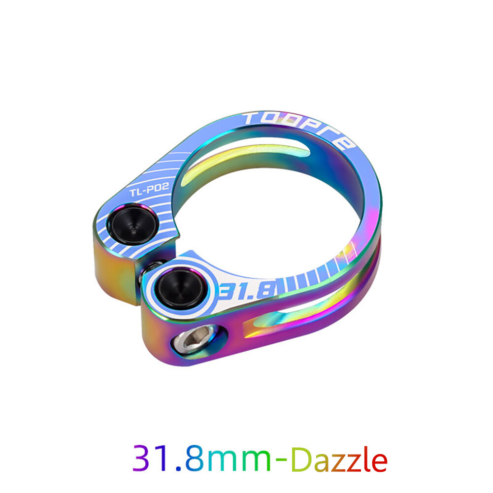 Bicycle Seatposts Clamps Hollow Out Bike Seat Clamp (Multicolor 31.8mm ...