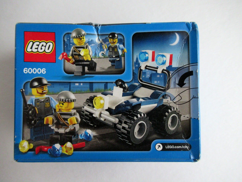 LEGO City 60006 Police ATV Town Police 4-wheeler 51 pcs Wheelbarrow ...