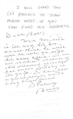 BOBBY HULL HAND SIGNED+HAND WRITTEN NOTE ON FAN LETTER+COA AMAZING ...