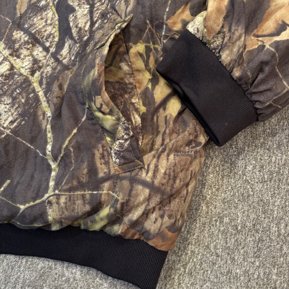 Remington Mossy Oak Break Up Reversible Hunting Jacket Mens XL Camo ...