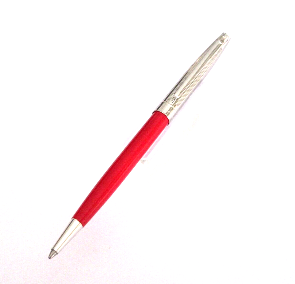 Magnificent Lady Ballpoint Pen Caran D'Ache Model Madison II In Red ...