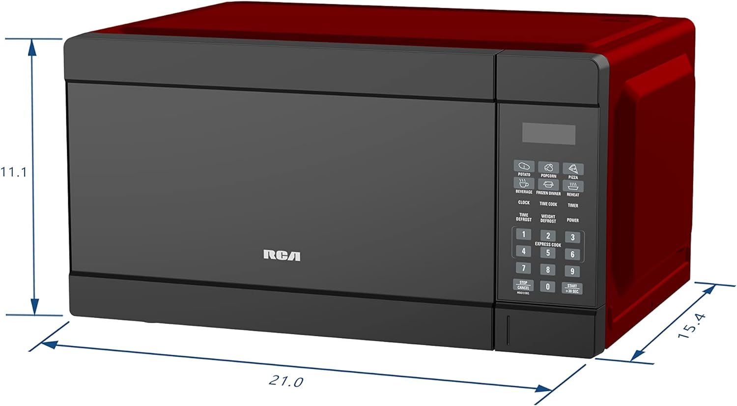 RCA RMW1132-RED 1.1 cu. ft. 1000W Microwave Red for sale online | eBay