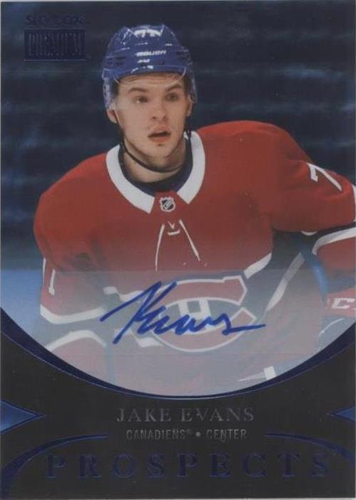 2020-21 Skybox Metal Universe - Premium Prospects Jake Evans #PP-11 ...