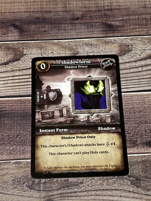 Shadowform Shadow Priest World of Warcraft Miniatures WoW Card 2008 ...