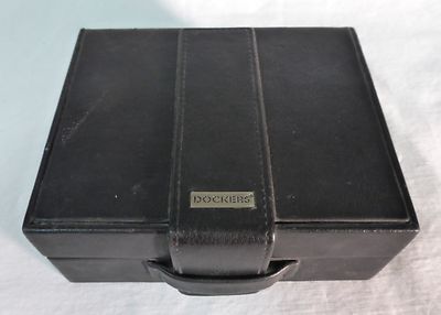 Dockers watch box black with closer | eBay