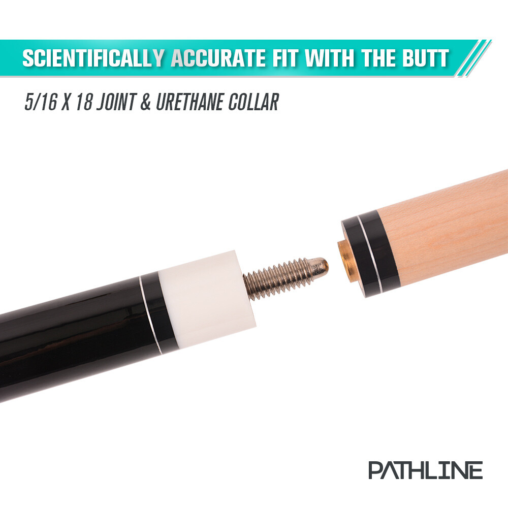 Pathline Pool Cue Stick - 58 inch Canadian Maple Billiard Pool Stick | eBay