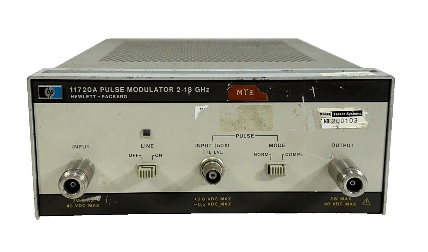 Hewlett Packard Agilent HP 11720A Pulse Modulator 2-18 for sale online ...