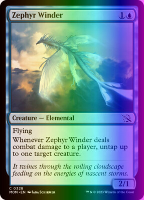 MTG Magic the Gathering Zephyr Winder (328/548) March of the Machine LP ...