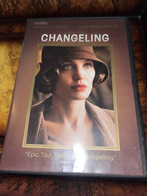 Changeling - DVD Movie Disc With Case Thriller Angelina Jolie True ...