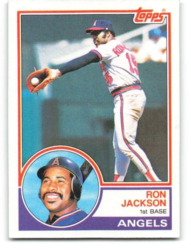1983 Topps #262 Ron Jackson NM Near Mint Angels | eBay