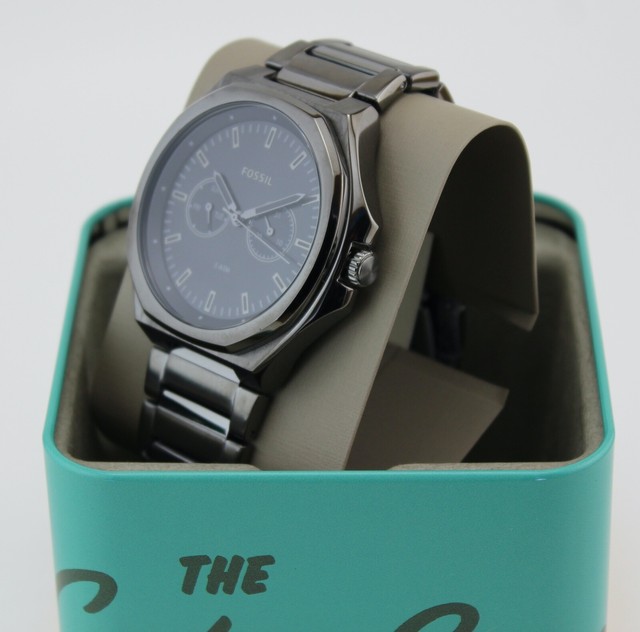 Fossil BQ2609 Evanston Multifunction Gunmetal Stainless Steel Watch for ...