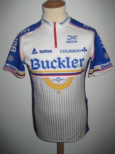 Buckler vintage 1991 Holland jersey Decca shirt cycling Colnago maillot ...