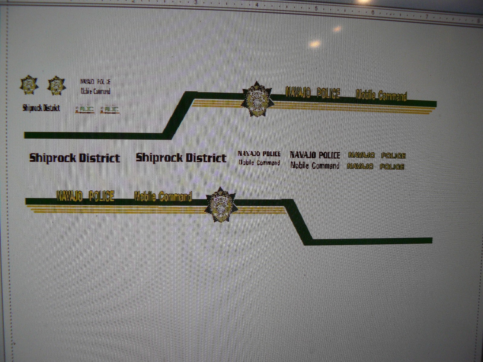 Navajo Tribal Police Command Van Decals 1:64 | eBay