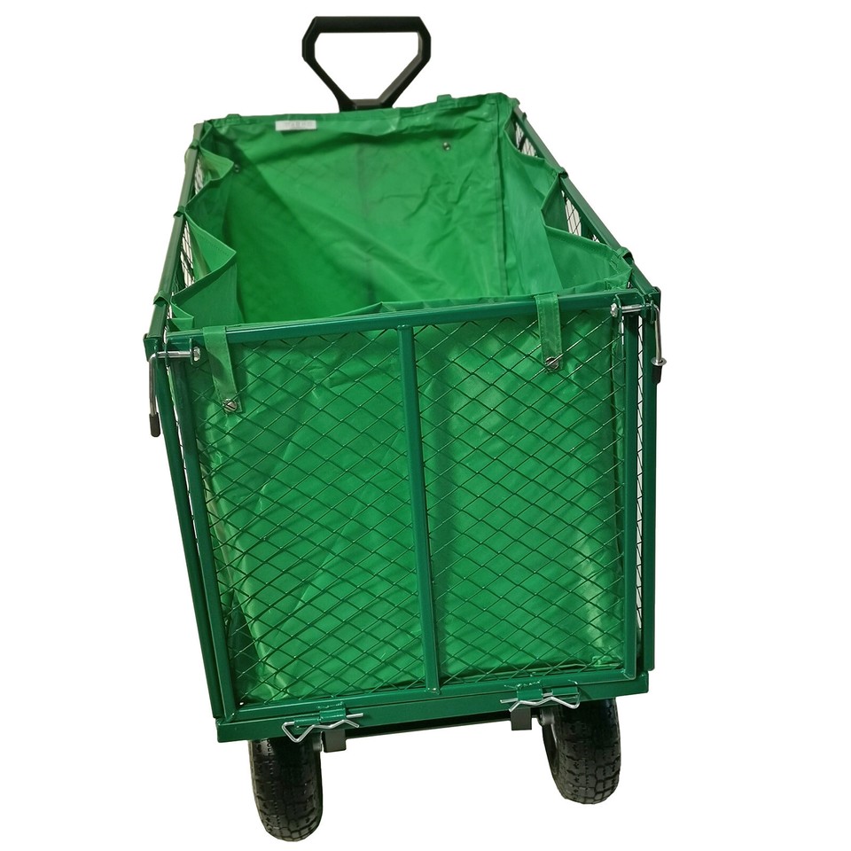 Heavy Duty Garden Cart Trolley Festival Hand Truck Wagon 210L with ...