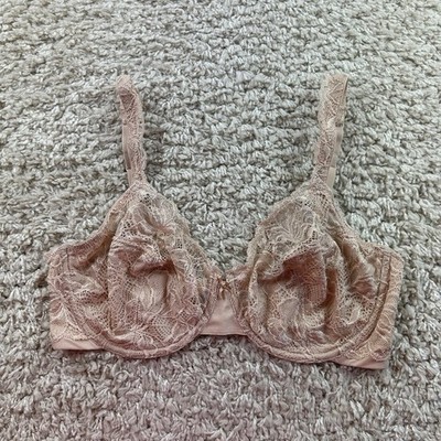 Bali Bra 36D Underwire Beige Floral Unlined Sexy | eBay