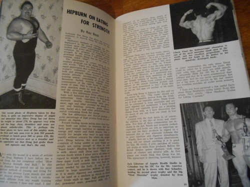 IRONMAN bodybuilding muscle fitness magazine MICKEY HARGITAY 9-55 | eBay