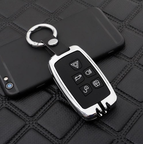 For Range Rover Defender Discovery LR4 Car Key Case Cover Fob Holder ...