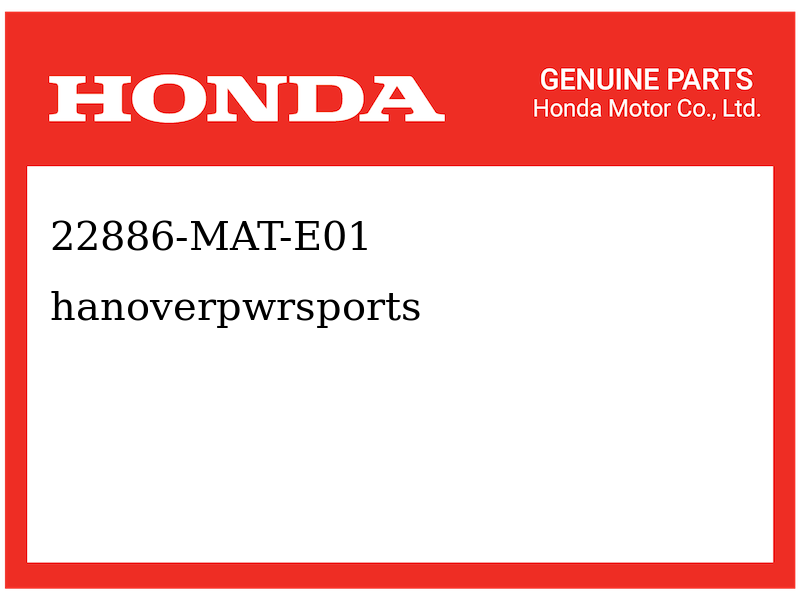 22886-mat-e01+Honda+Piston+Set+22886MATE01+Genuine+OEM+Part for sale ...