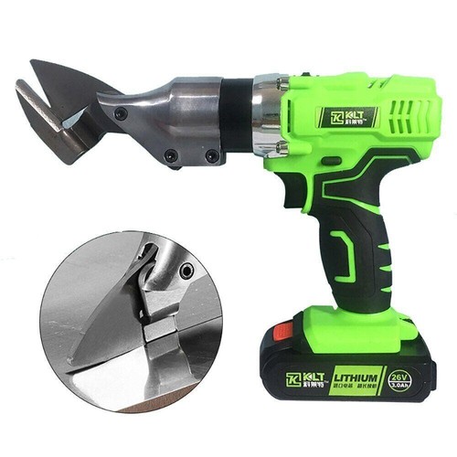 26V Portable Cordless Rechargeable Electric Scissor Metal Sheet Shear ...