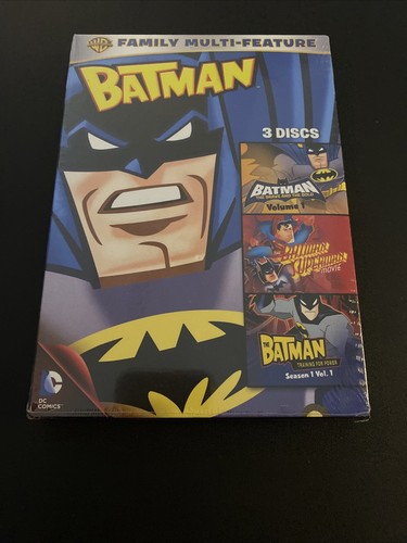 Batman Multi Feature DVD NEW/SEALED Brave & Bold, Superman, Training ...