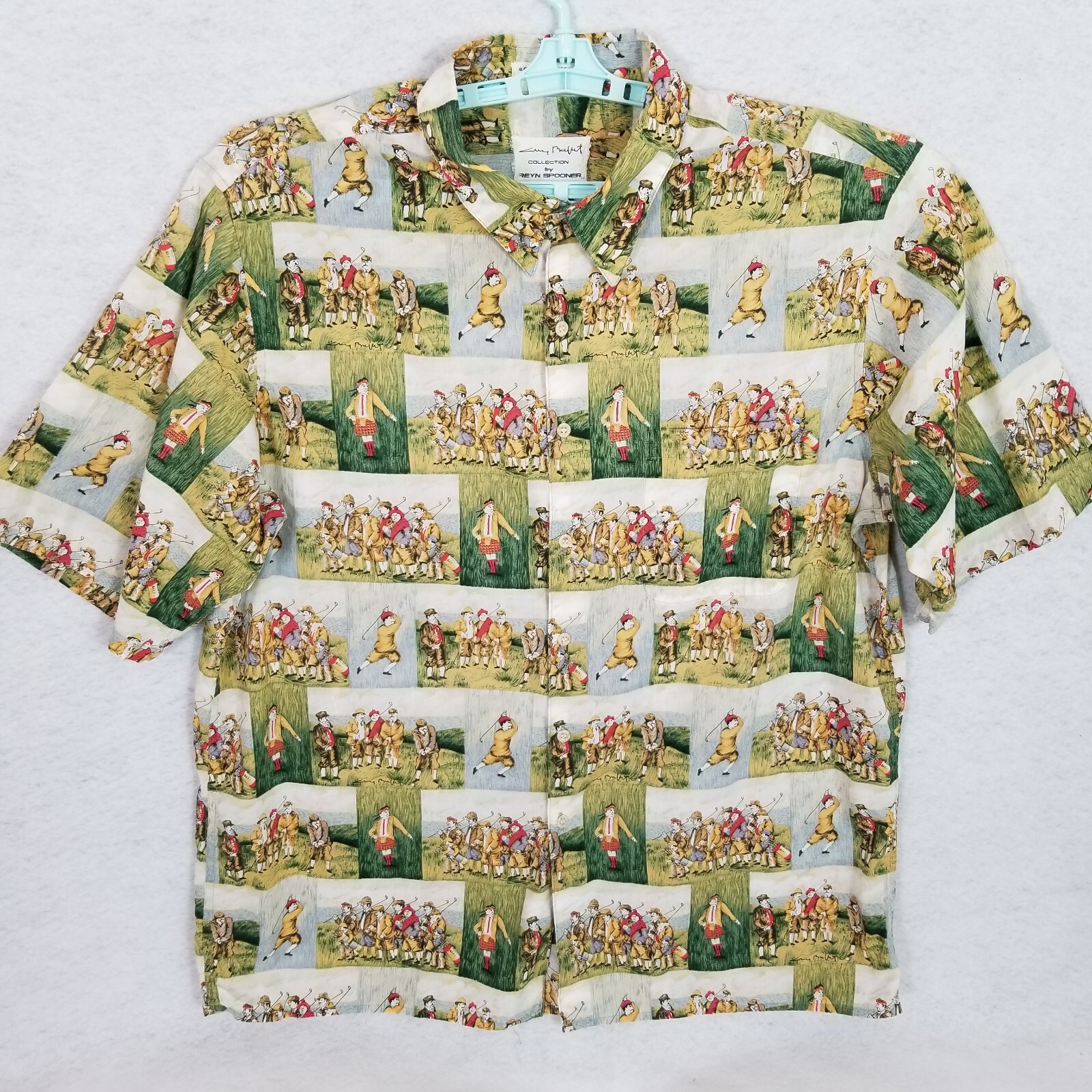 GUY BUFFET COLLECTION Reyn Spooner Men's Golf Print B… - Gem