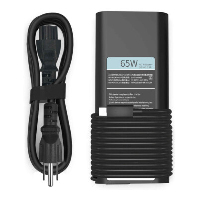 65W USB Type C AC Adapter Charger For Dell Latitude 5290 7390 HA65NM190 ...