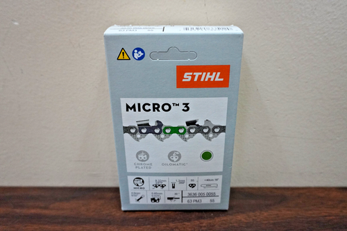 STIHL CHAIN 16 IN , 3636 005 0055 LOW KICKBACK SAW 63 PM3 55 MICRO 3 ...