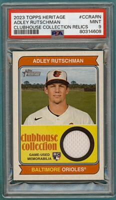 2023 Topps Heritage Adley Rutschman Clubhouse Collection Relics #CCRARN ...