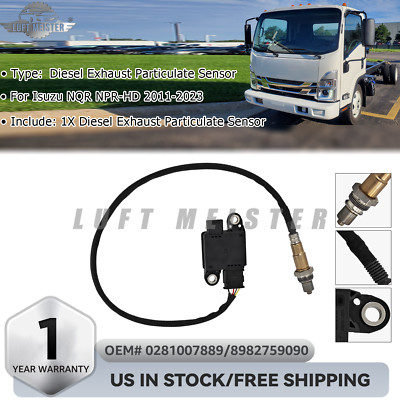 Exhaust Particulate Sensor 8982759090 For 2011-23 Isuzu NQR NPR-HD US ...