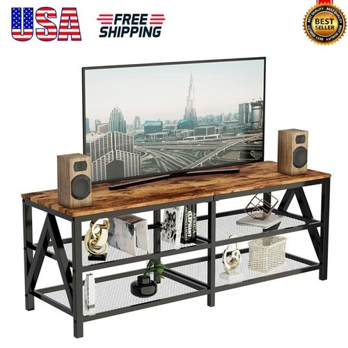 TV Stand for TV up to 65 Inch Entertainment Center TV Console Table w ...
