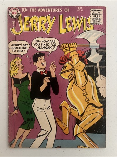 The Adventures of Jerry Lewis Comic Book No. 48, October 1958, DC ...